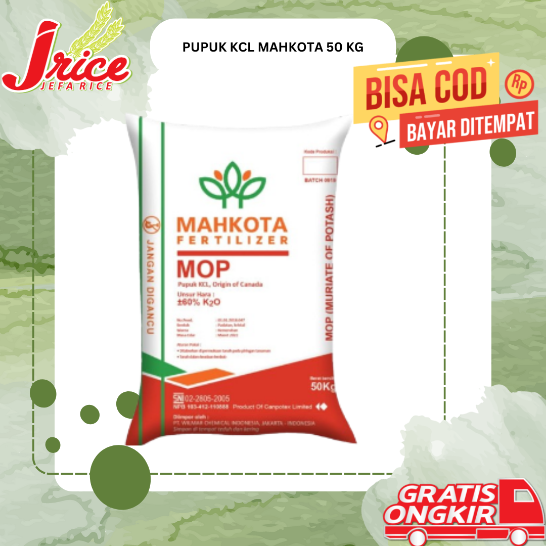 PUPUK KCL MAHKOTA MOP 50 KG